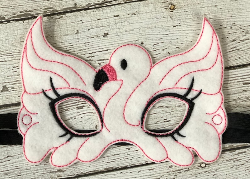 Flamingo Mask Flamingo Masks Pink Flamingo Mask Halloween Halloween ...