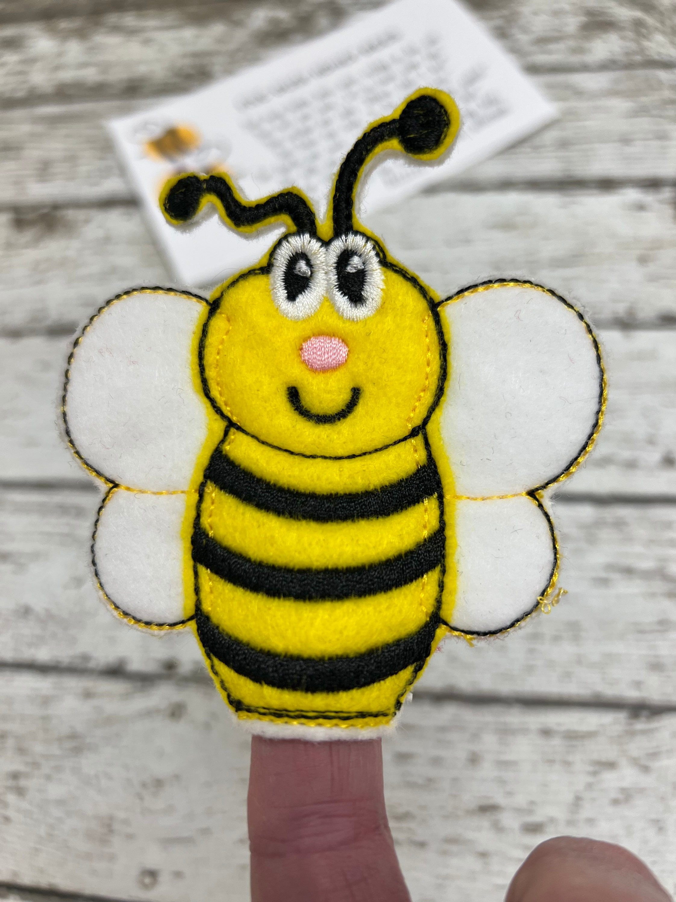 Bees Finger Puppet Set Felt Finger Puppets for Kids Handmade - Etsy