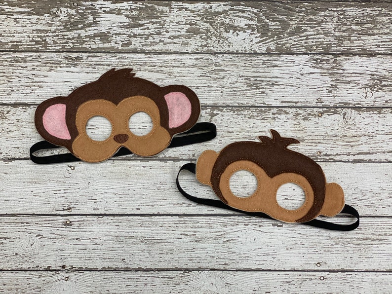 Handmade Monkey Costume and Mask - Eco-friendly Felt Animal Dress-up ...