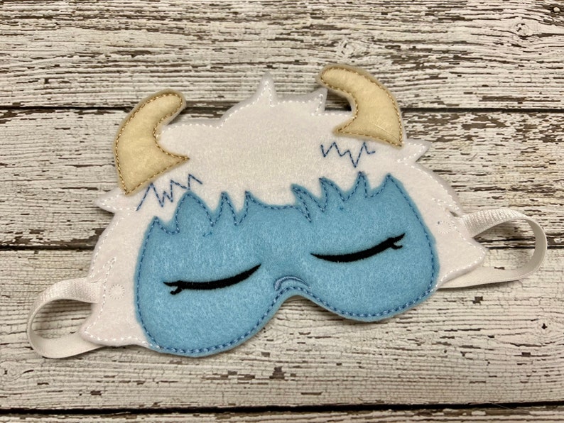 Yeti Sleep Mask Abominable Snowman Sleeping Mask Eye Mask Eye - Etsy