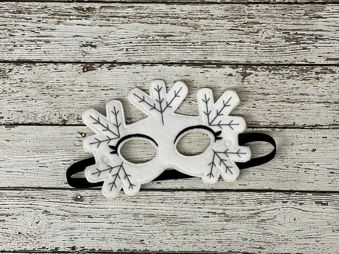 Snowflake Mask Snowflake Costume Winter Mask Winter Costume Snow ...