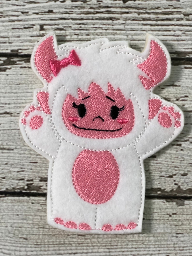 Yeti Felt Finger Puppets for Kids Finger Puppets for Babies - Etsy