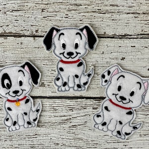 Dalmatian Felt Finger Puppets Dog Finger Puppet Dalmatian Family ...