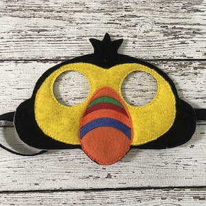 Toucan Mask Toucan Costume Halloween Mask Bird Costume Tropical Bird ...