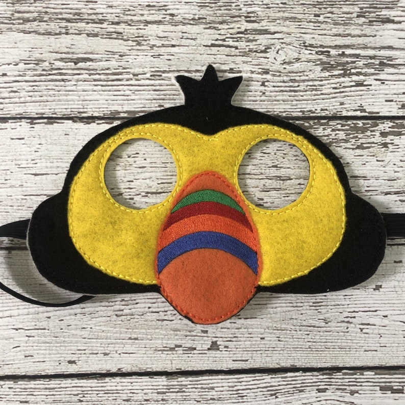 Toucan Mask Toucan Costume Halloween Mask Bird Costume - Etsy