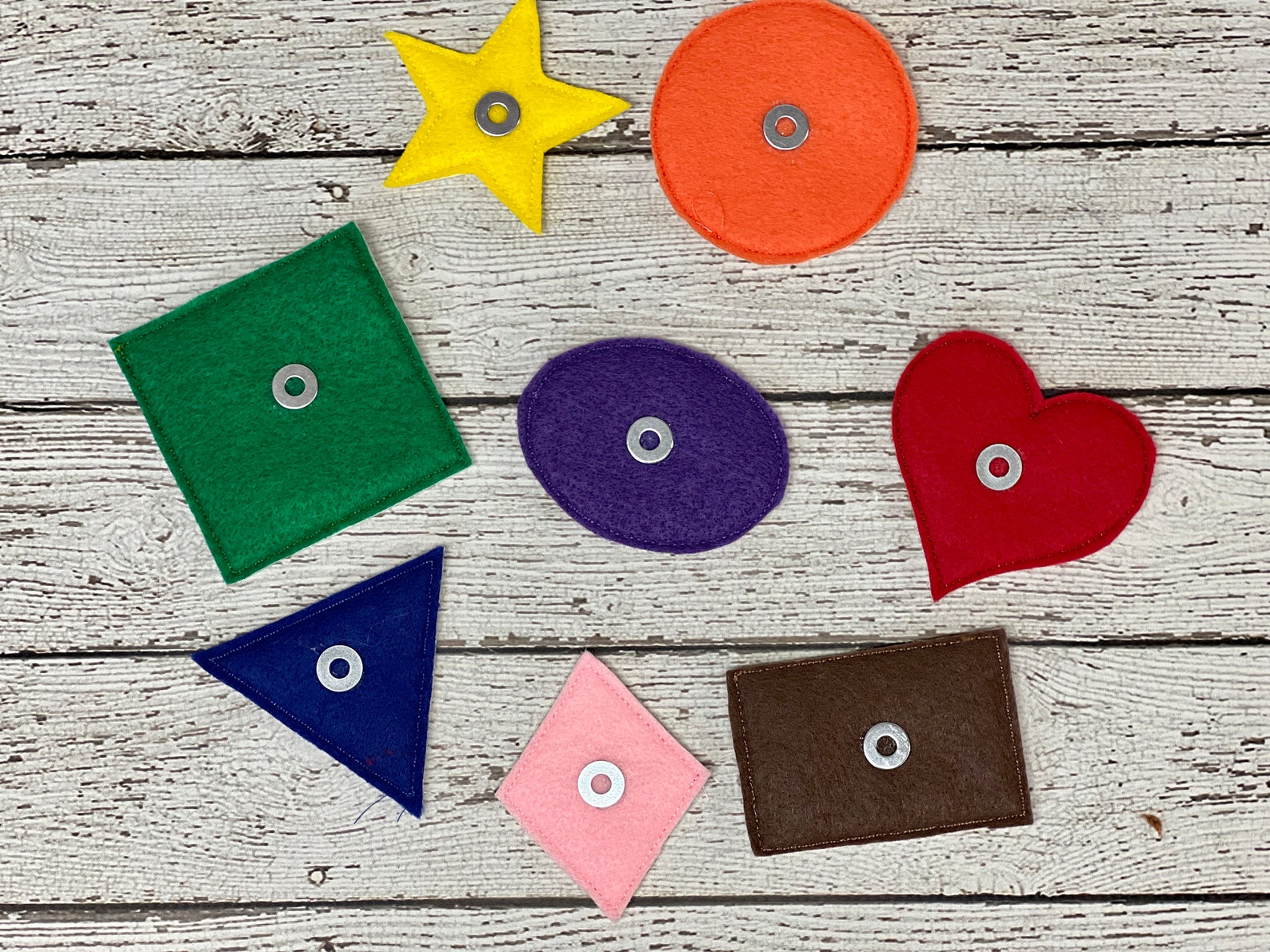 Fishing for Shapes and Colors: Magnetic Felt Fishing Game With ...