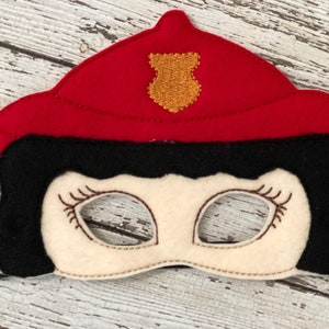 Firefighter Felt Masks Fireman Mask Girl Firefighter Mask Fireman ...