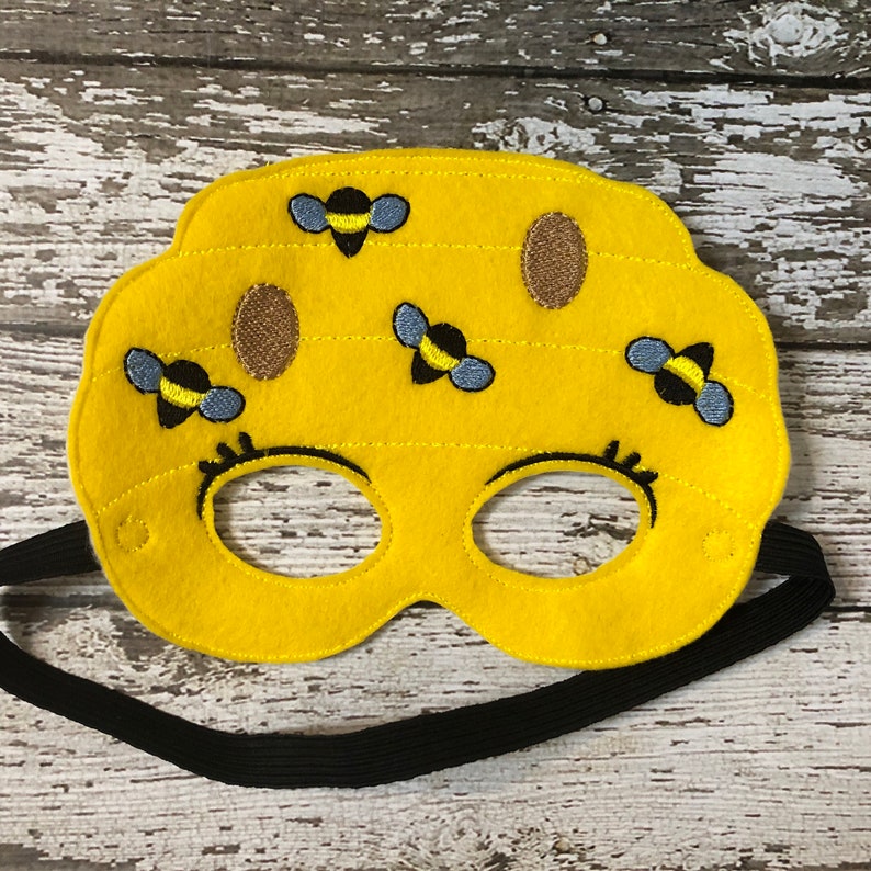 Bumble Bee Mask Bee Mask Bee Costume Insect Mask Queen Bee | Etsy
