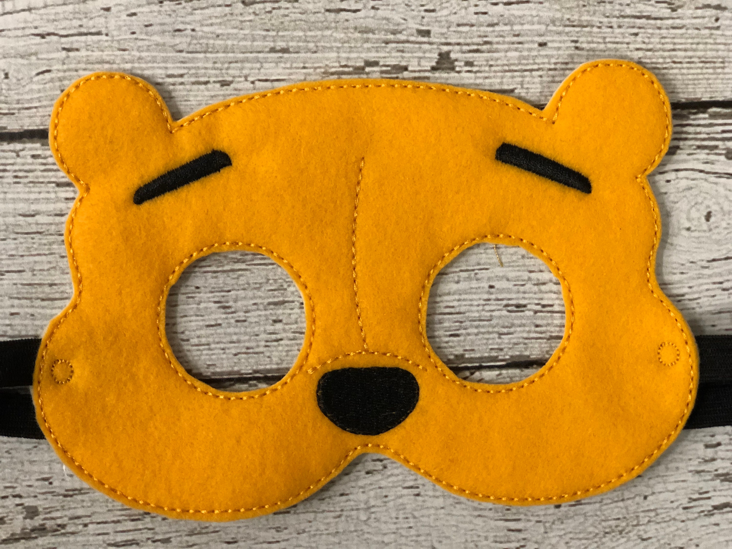 Charming Bear Mask - Eco-friendly, Embroidered Felt Costume in Six ...