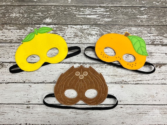 Fruit Masks Fruit Costume Coconut Mask Lemon Mask Mango Mask - Etsy