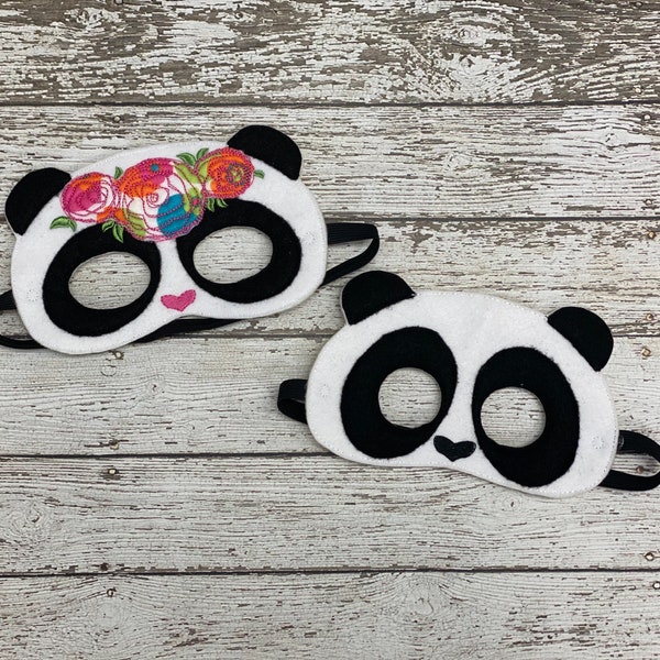Panda Mask - Etsy