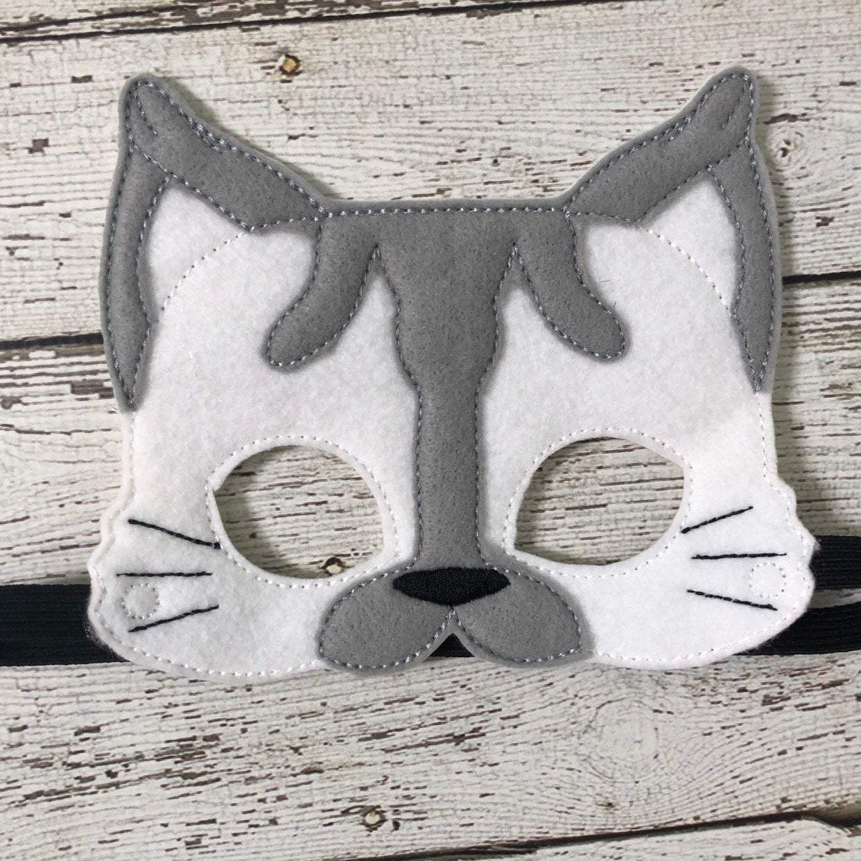 Siamese Cat Felt Mask: Embroidered Costume Party Favor - Etsy