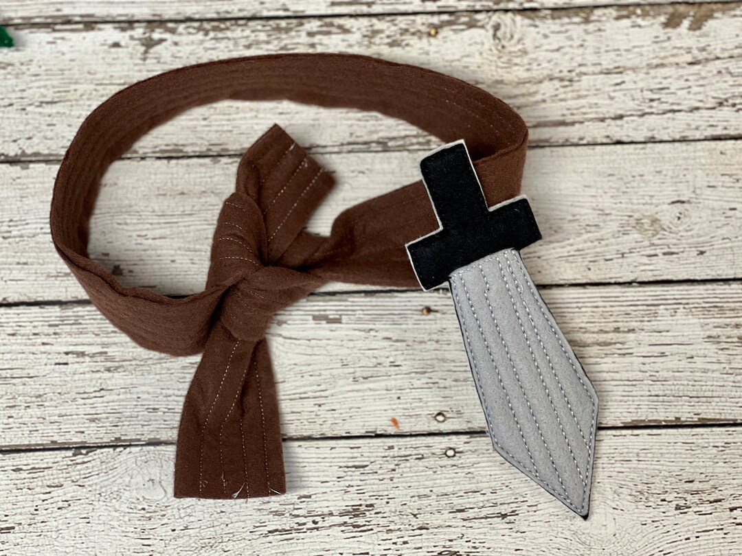 Child's Handmade Felt Belt and Sword Set - Pretend Play Dress-up ...