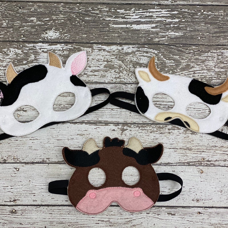 Cow Mask - Etsy