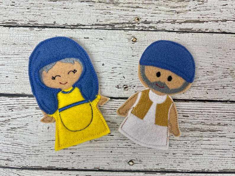 Noah's Ark Felt Finger Puppet Set - Essential Bible Story Prop - Etsy