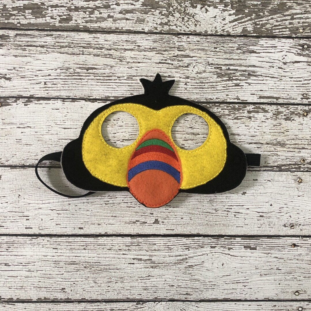 Toucan Mask Toucan Costume Halloween Mask Bird Costume Tropical Bird ...