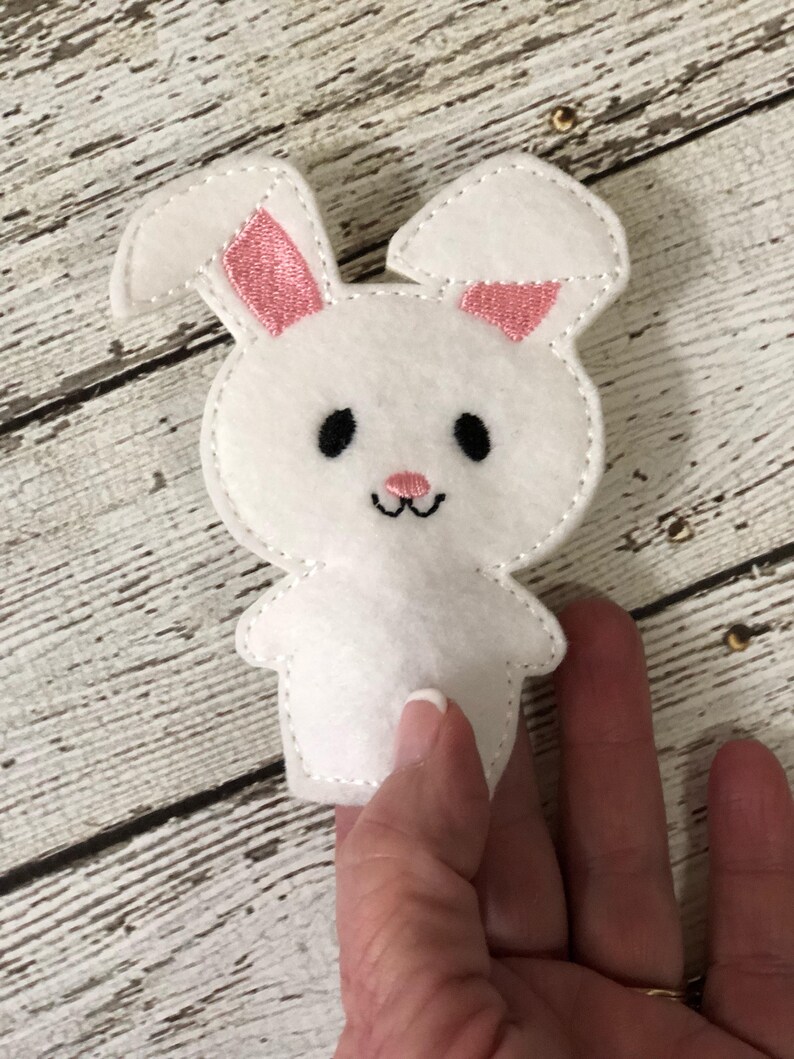 Bunny Finger Puppets Rabbit Finger Puppets Storytime Prop - Etsy