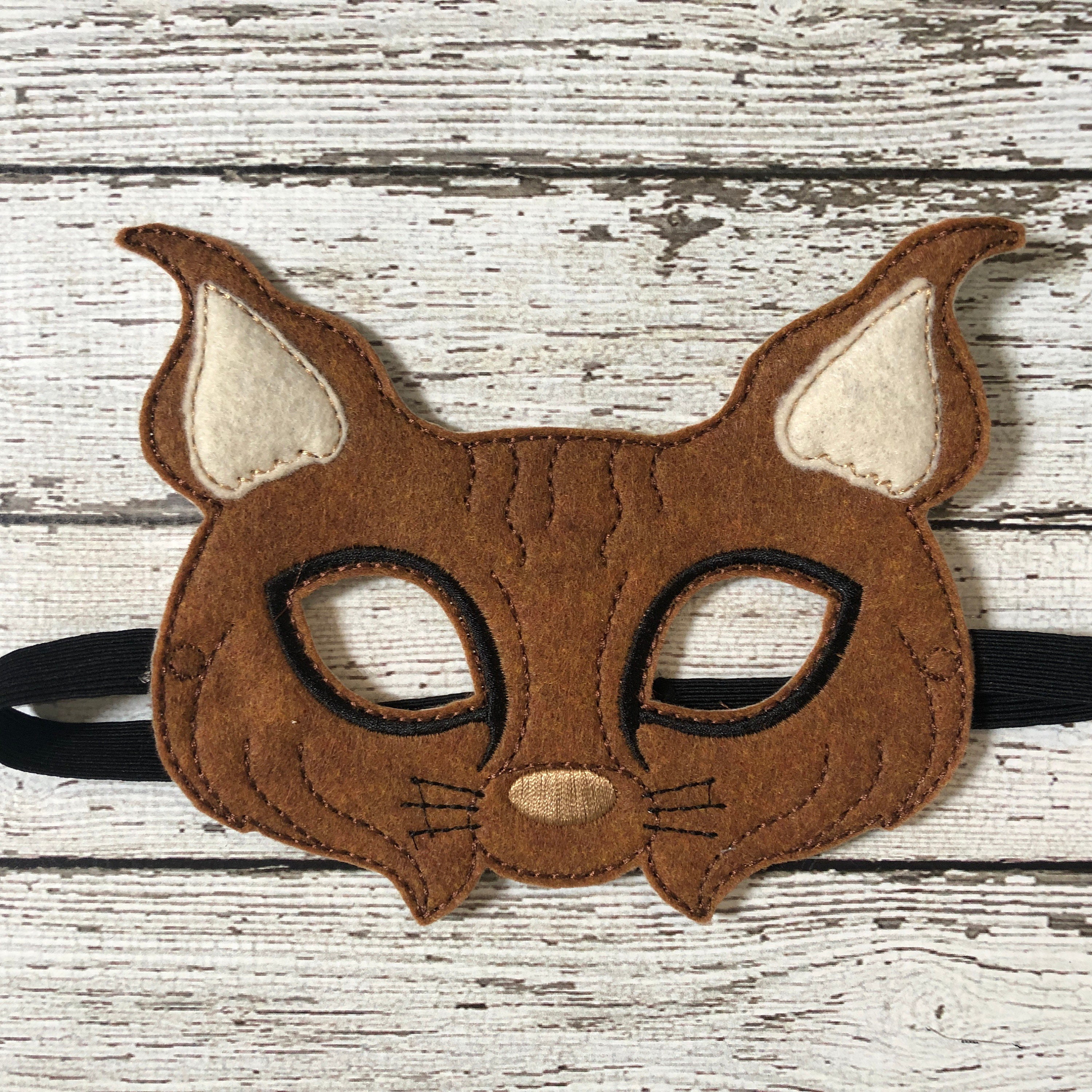 Bobcat Mask Bobcat Costume Woodland Animal Mask Lynx Mask Lynx | Etsy