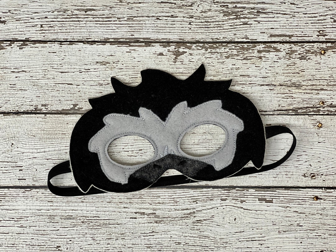 Raven Mask Raven Costume Crow Mask Crow Costume Bird Animal Felt Mask ...