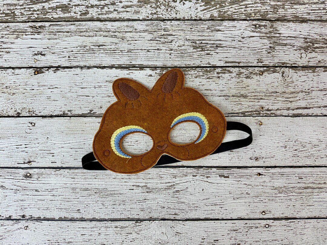Felt Chocolate Bunny Mask: Kids Pretend Play Costume - Etsy