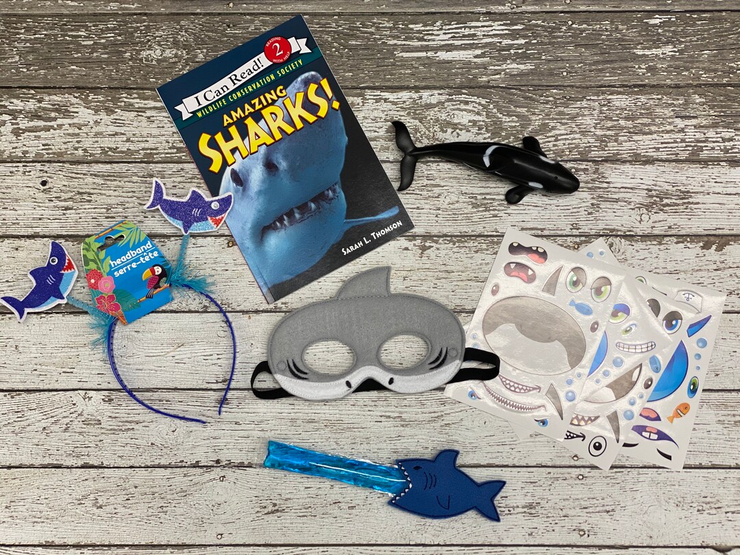 Shark Bundle Box Shark Lover Box Shark Lovers Toys Shark Mask Shark ...