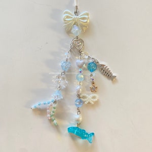 Sea/ocean Collection Beaded Keychains Cute Aesthetic - Etsy