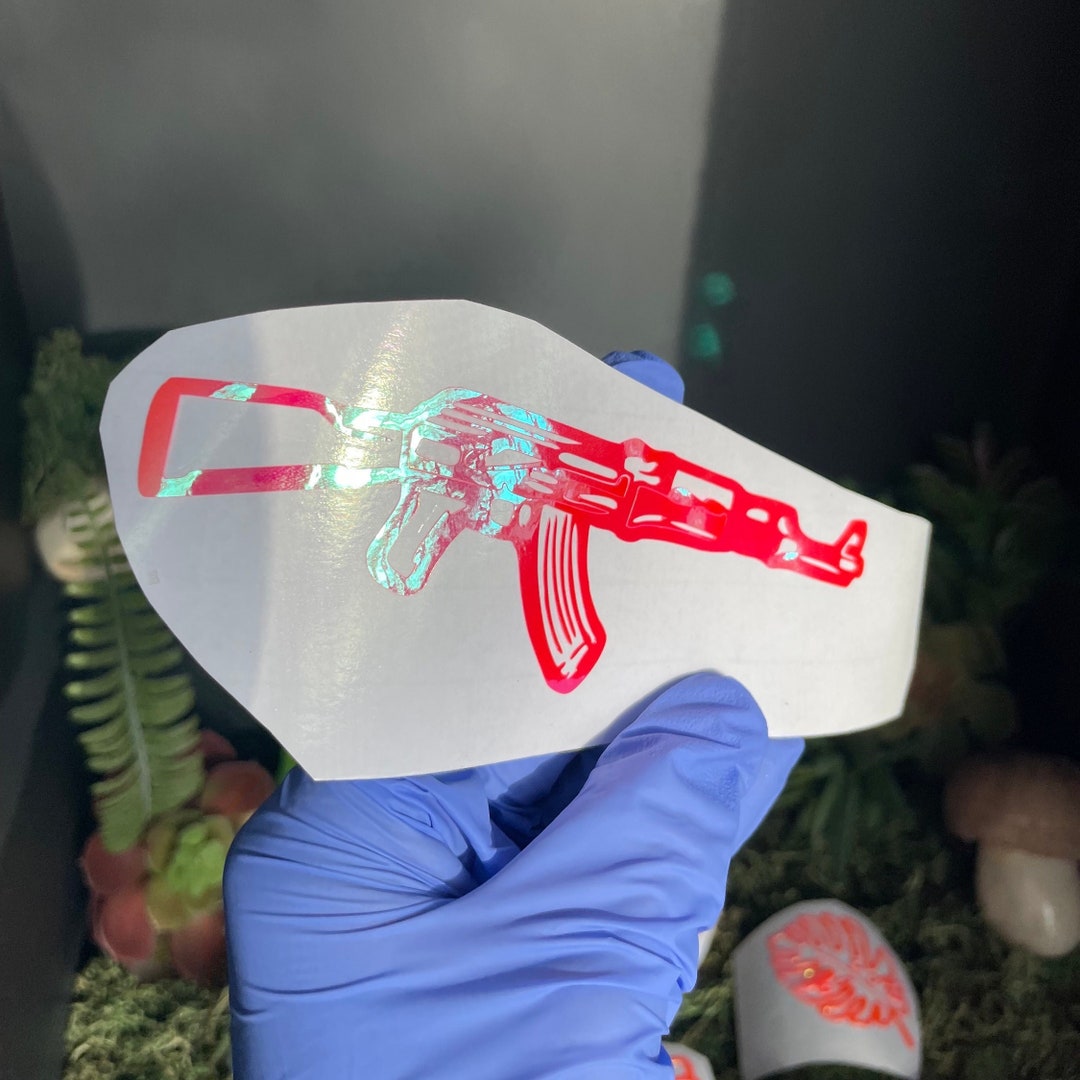Pink Holographic Sniper Vinyl Decal - Etsy