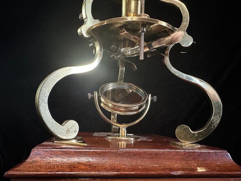 High-quality Reproduction of a Large Antique Culpeper Microscope With ...