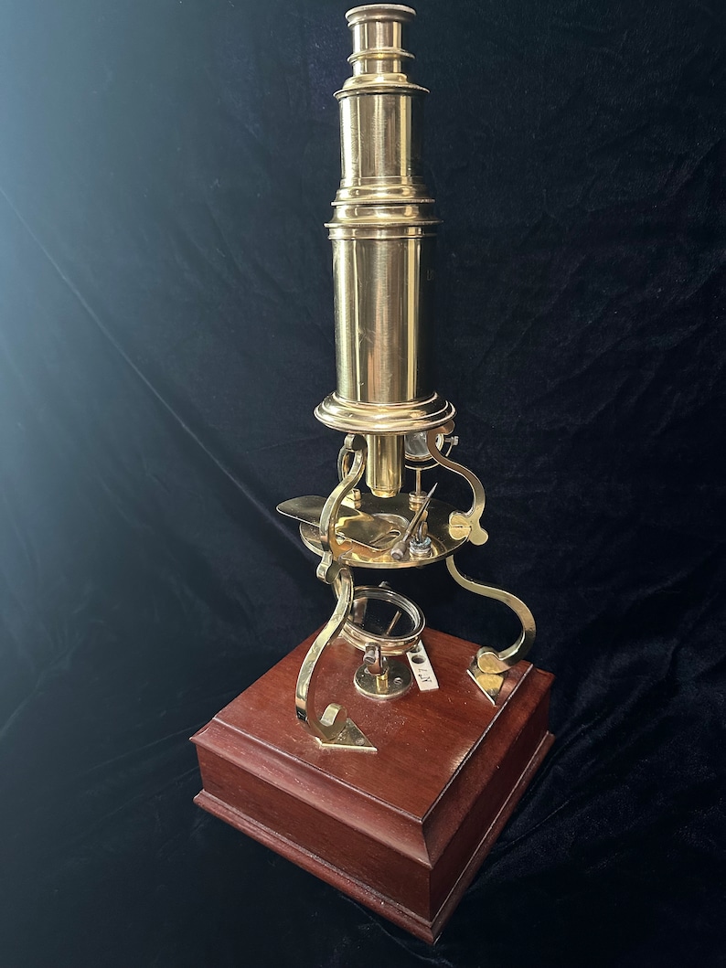High-quality Reproduction of a Large Antique Culpeper Microscope With ...