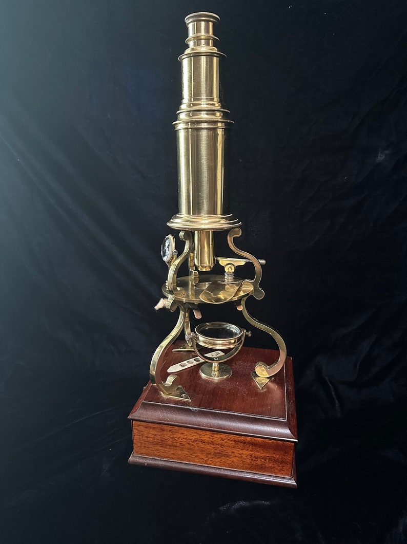 High-quality Reproduction of a Large Antique Culpeper Microscope With ...