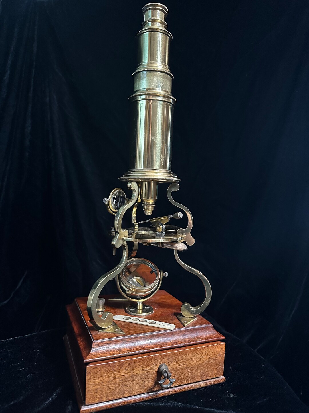 High-quality Reproduction of a Large Antique Culpeper Microscope With ...
