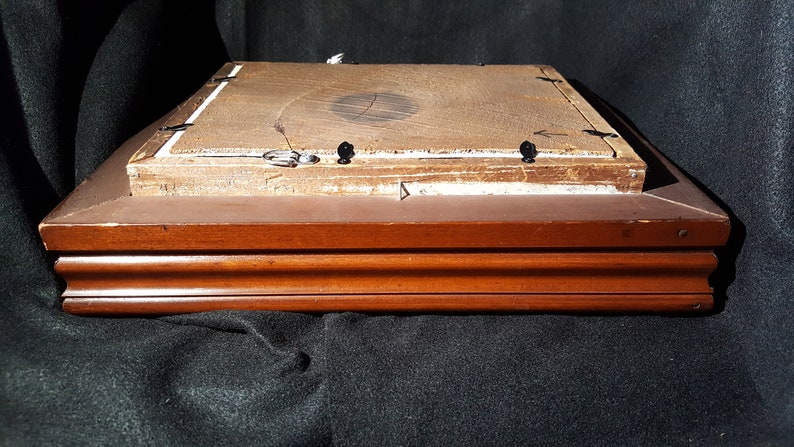 Framed Antique Victorian Microscope Slide Display delta Example - Etsy