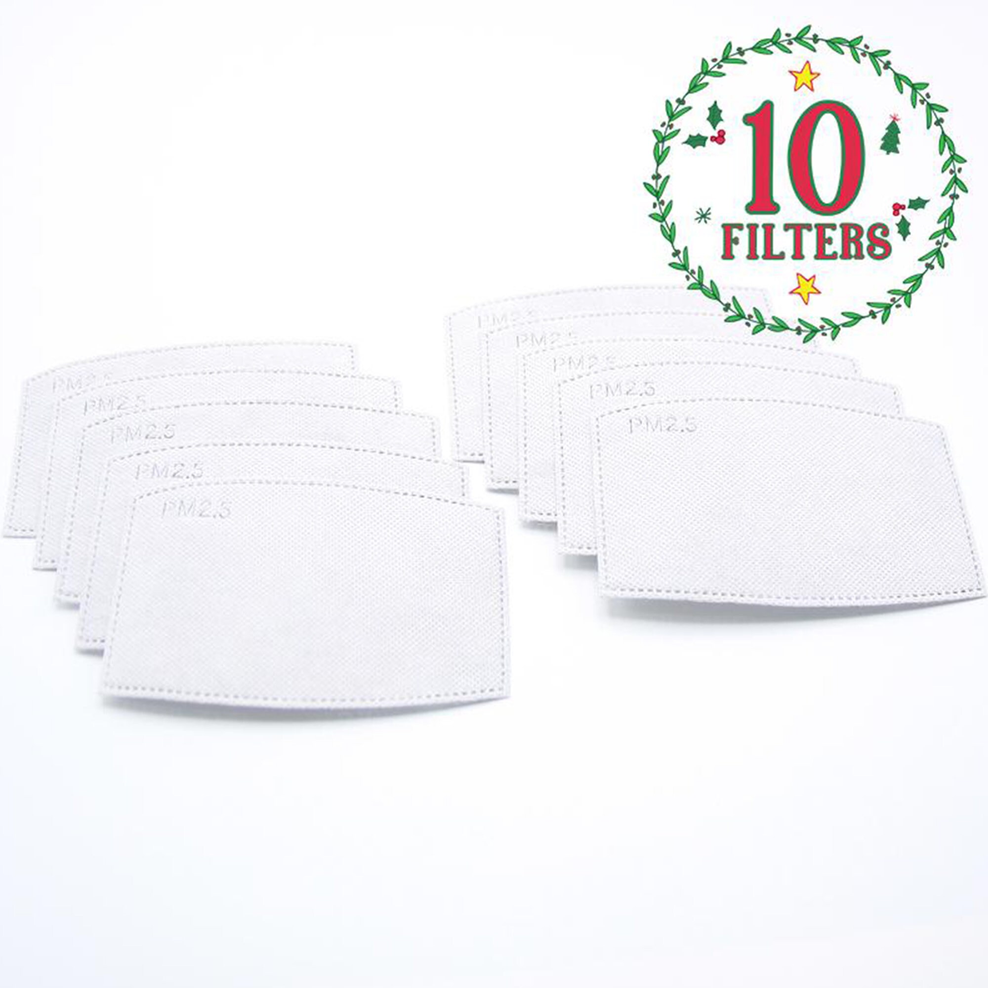 2.5PM Filter Insert (10/pack) and Refill for Washable & Reusable ...
