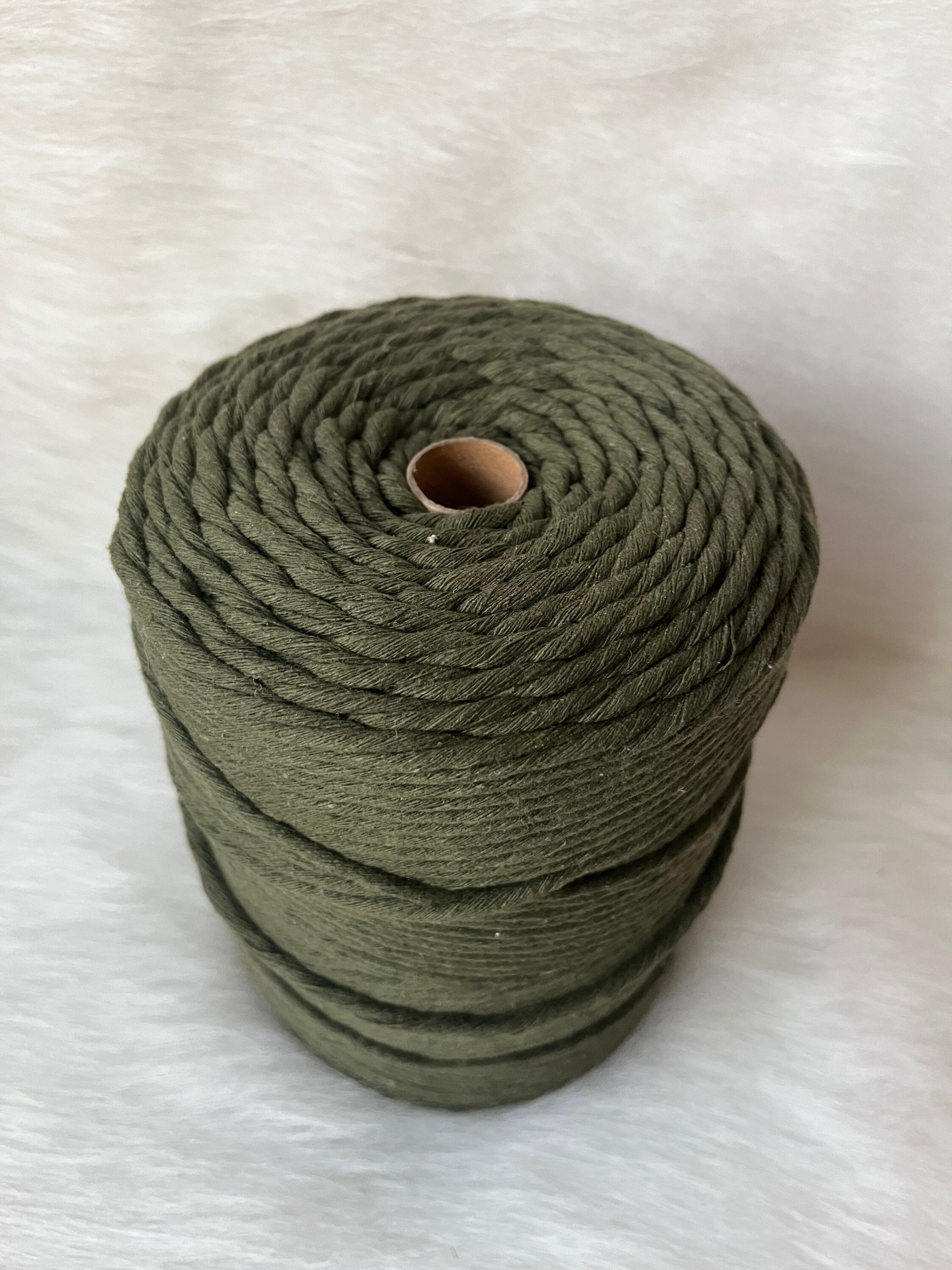 3mm Moss Single Strand Macrame String | 1kg | Recycled Cotton | Cord ...