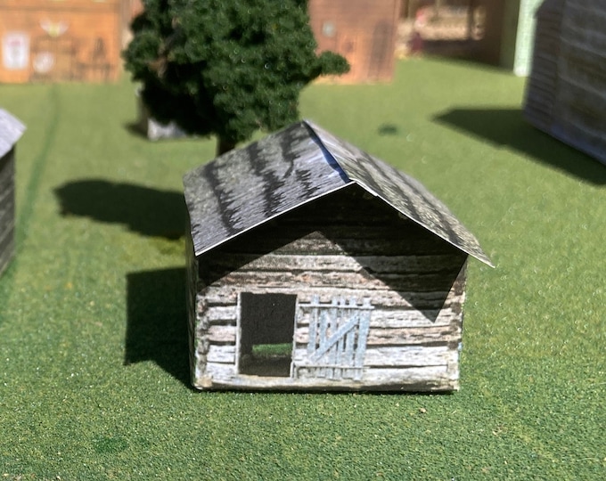 HO Scale Lawson Granary, Custom Built From Cardstock for School or ...