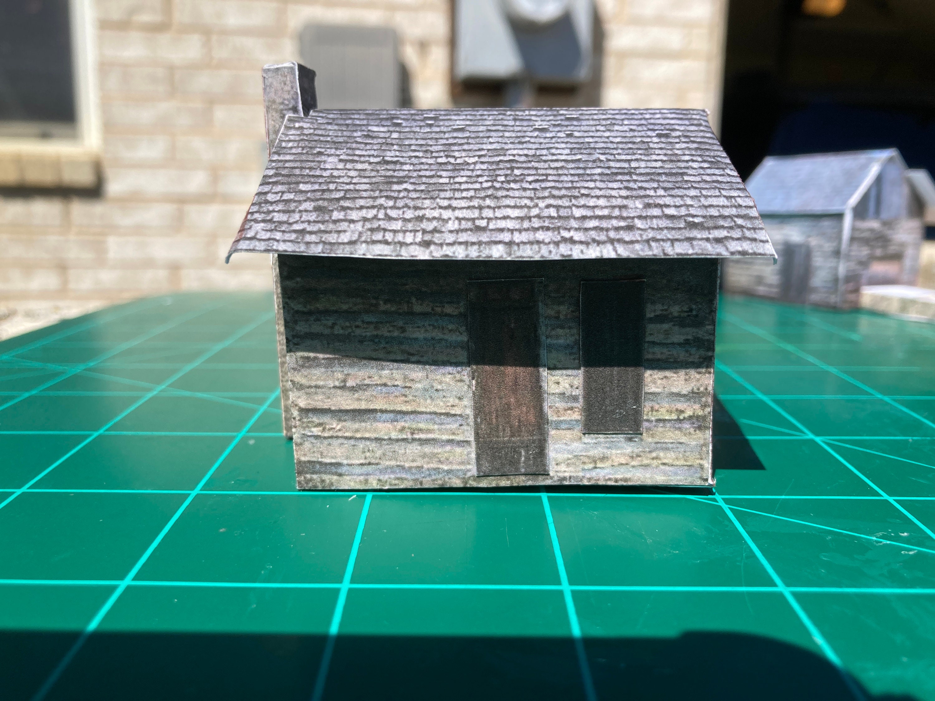 HO Scale Log Cabin Courthouse Model: 1854 Wardville Replica - Etsy