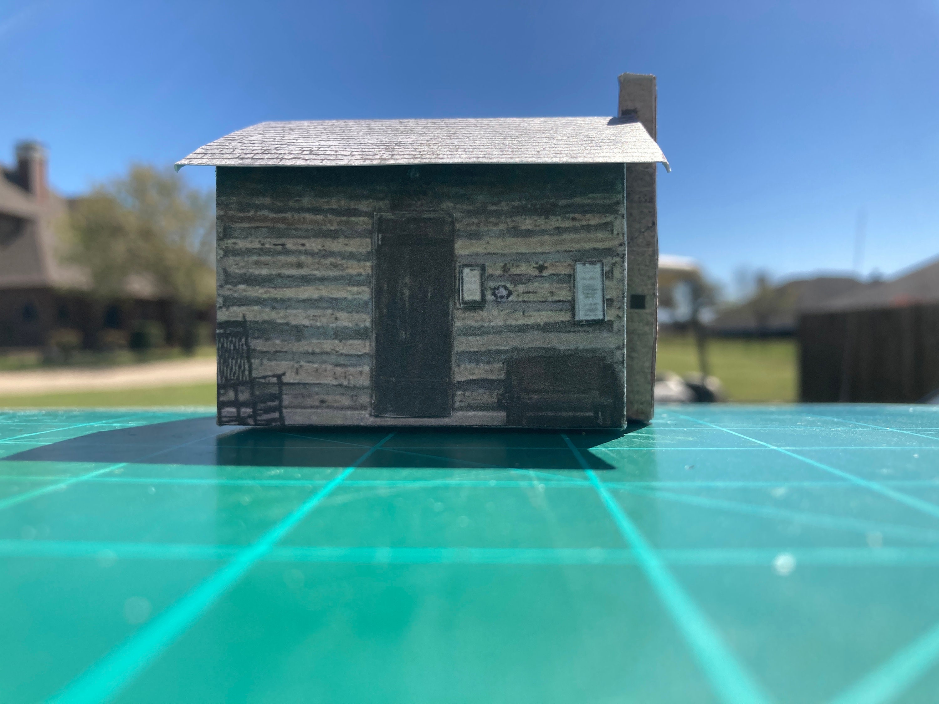 HO Scale Log Cabin Courthouse Model: 1854 Wardville Replica - Etsy