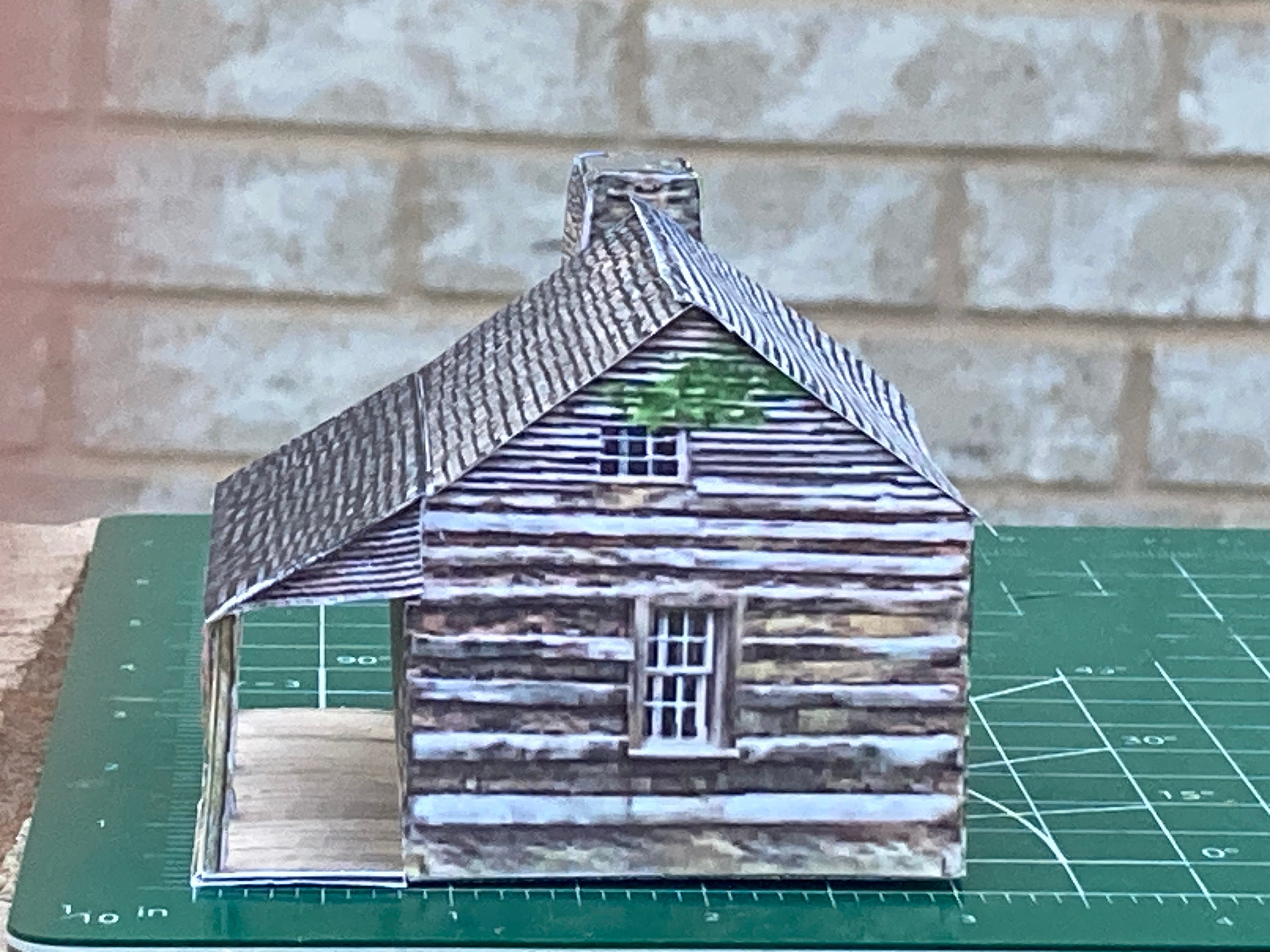HO Scale Carter Shields Cabin: Custom Cardstock Model Railroad Diorama ...