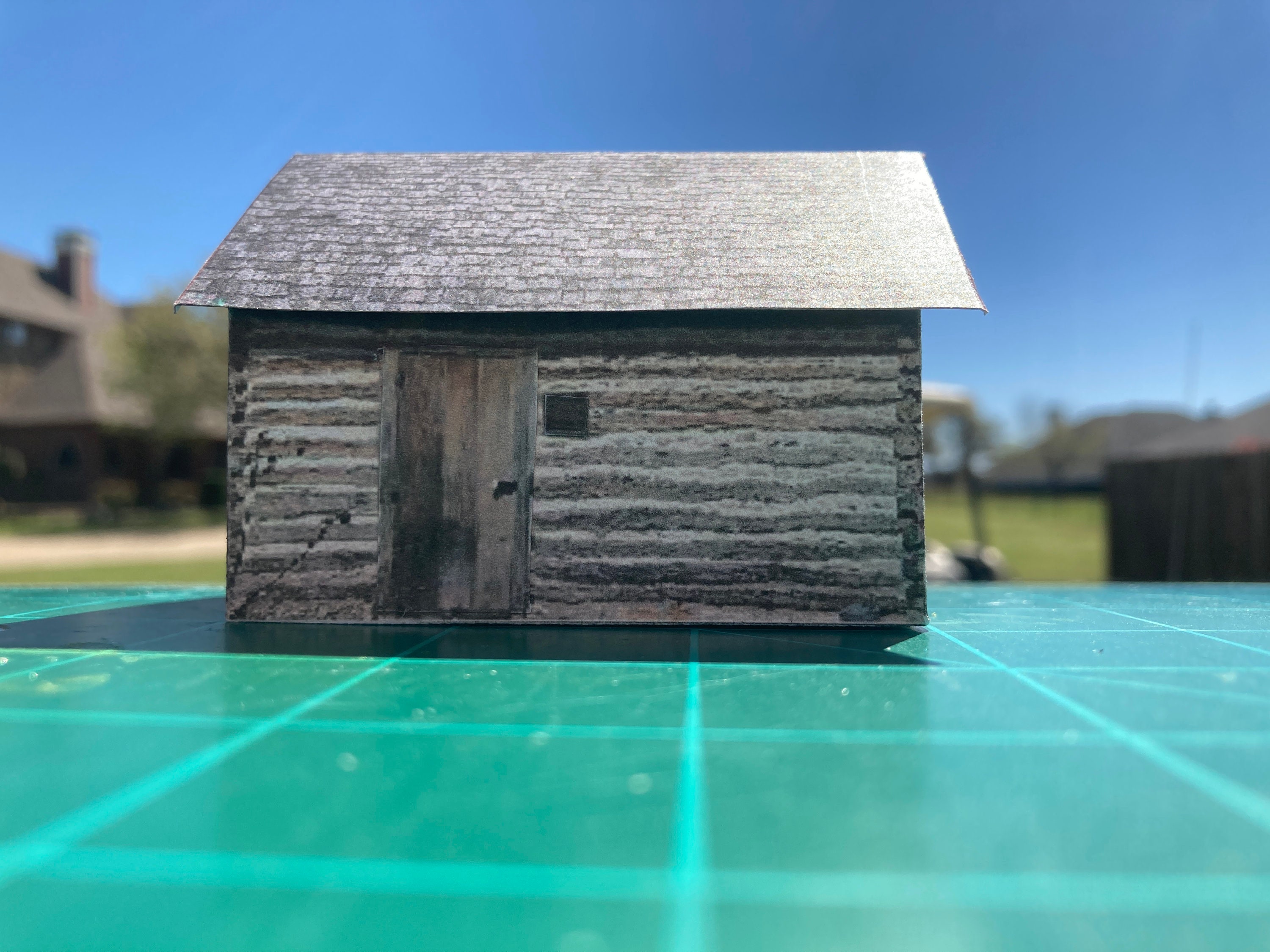 HO Scale (1/87) Hico Log Cabin Miniature Model Old West Built to Order ...