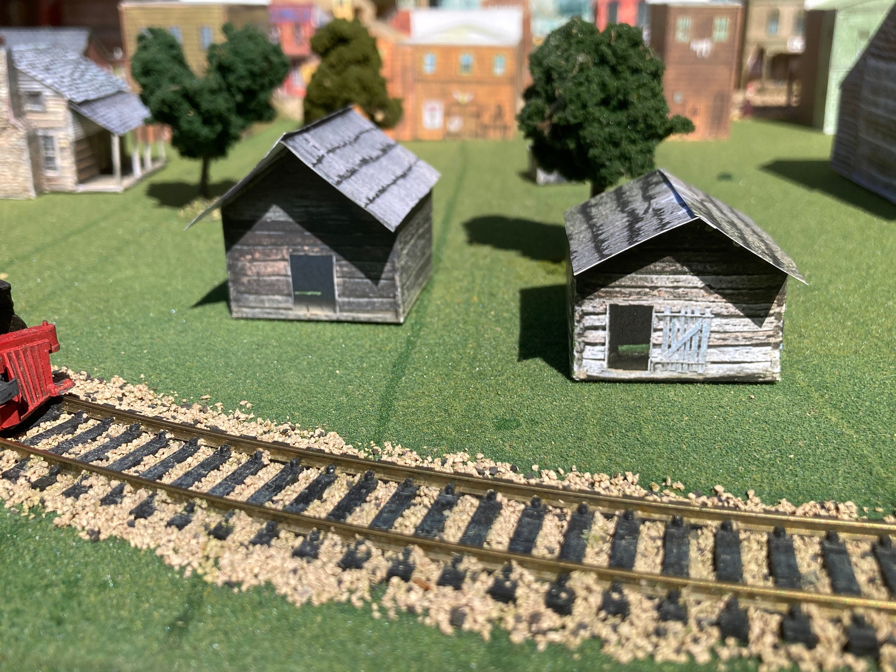 HO Scale Lawson Granary, Custom Built From Cardstock for School or ...