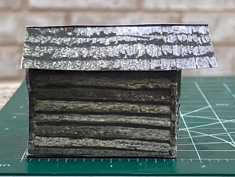 HO Scale Lawson Granary, Custom Built From Cardstock for School or ...