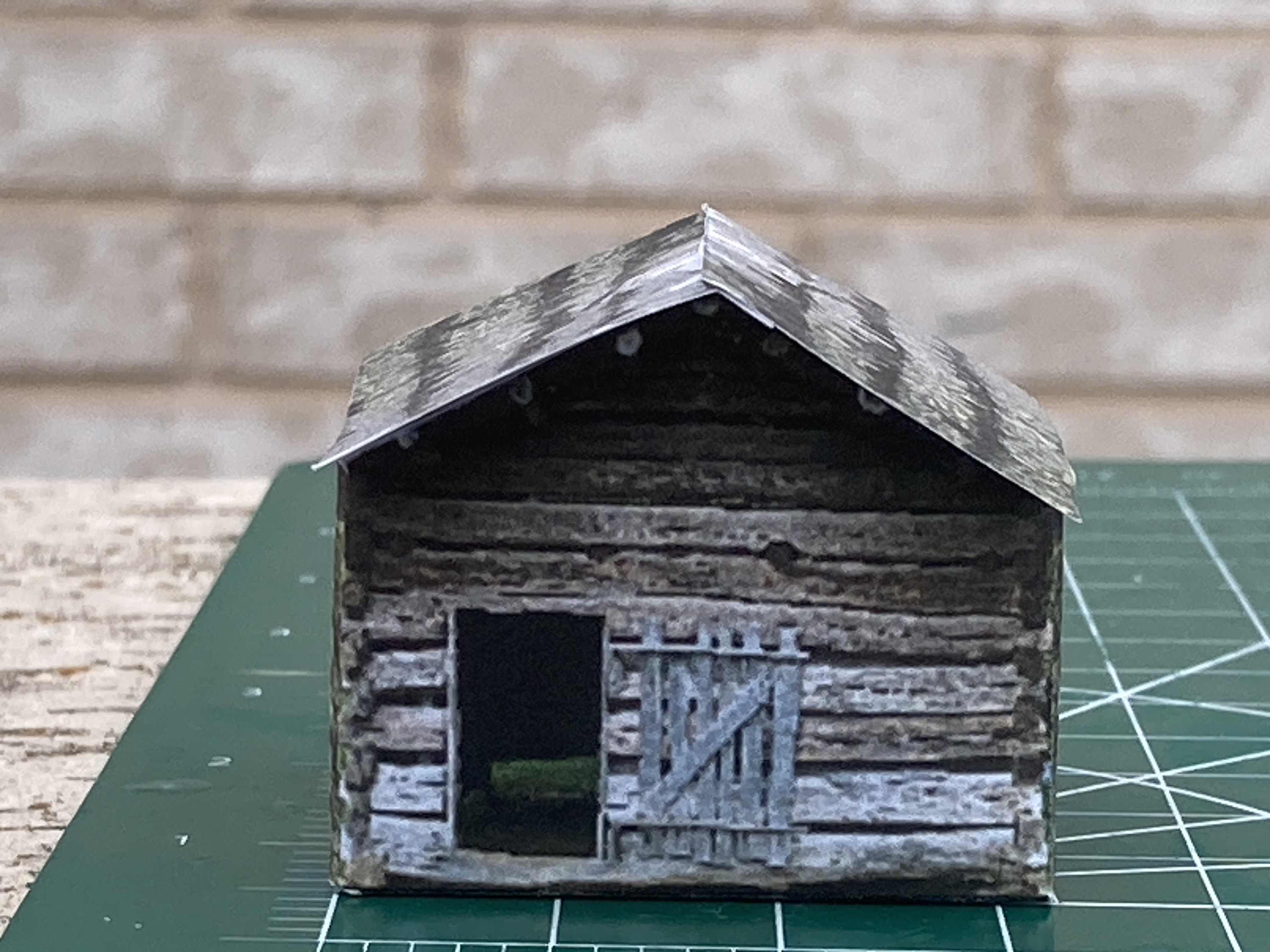 HO Scale Lawson Granary, Custom Built From Cardstock for School or ...