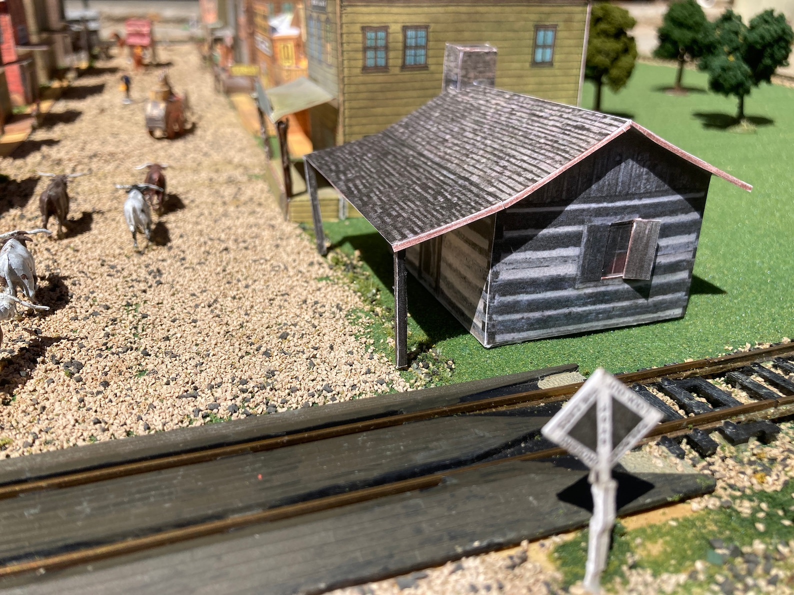 HO Scale Log Cabin Model: 1849 Henry Briden Replica - Etsy