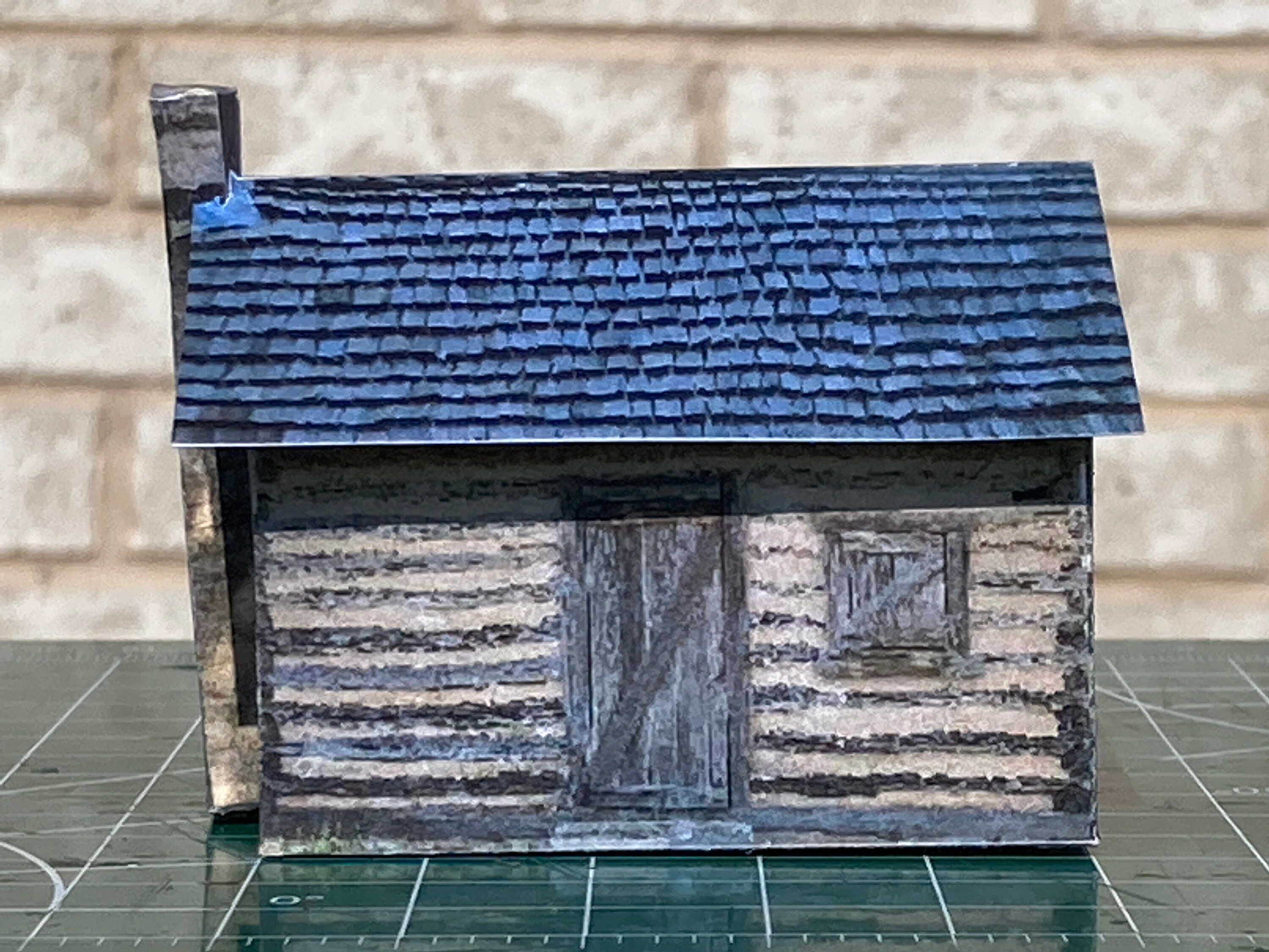 HO Scale Ferry Master's Log Cabin: Old West Miniature Model - Etsy