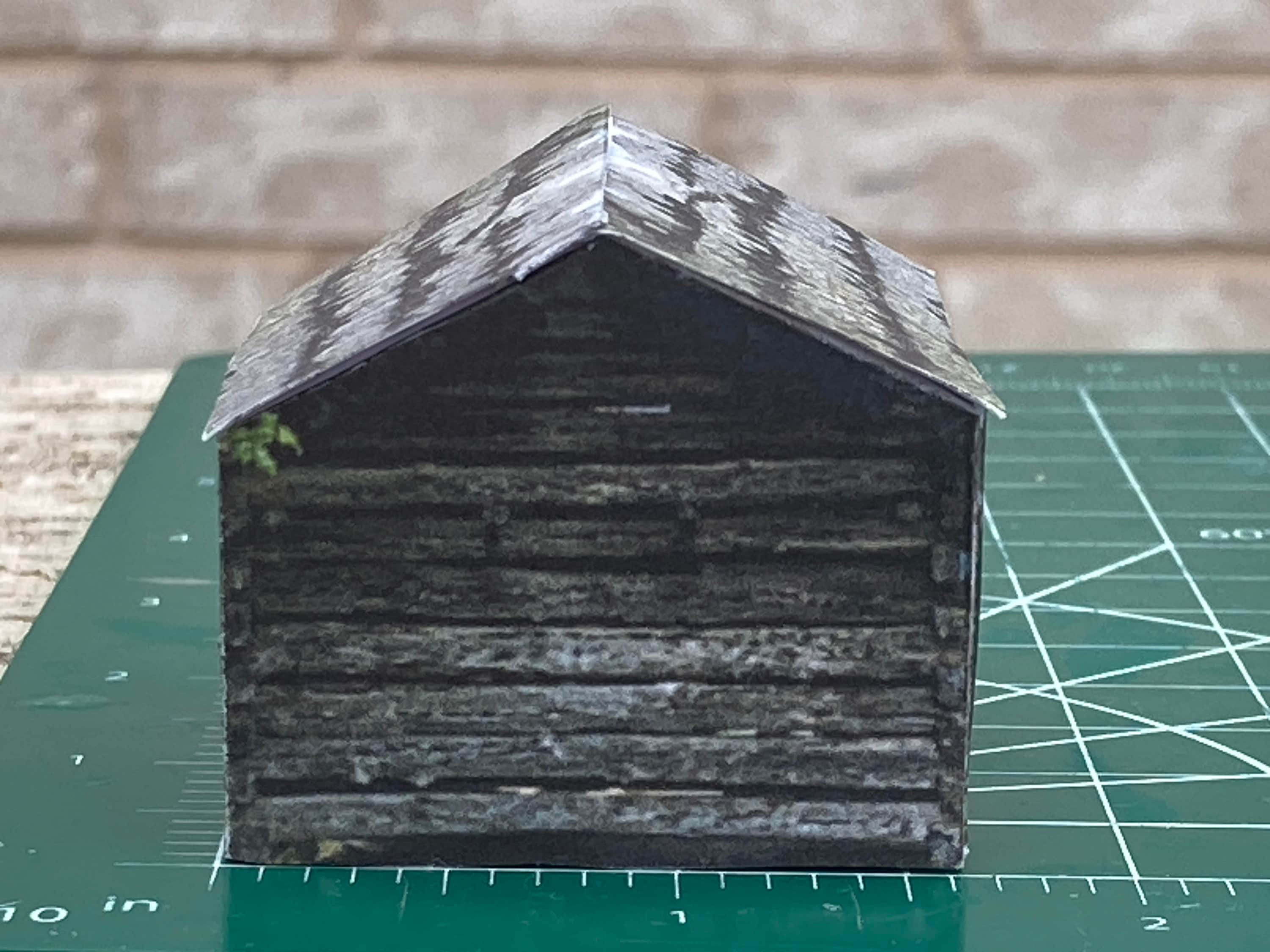 HO Scale Lawson Granary, Custom Built From Cardstock for School or ...