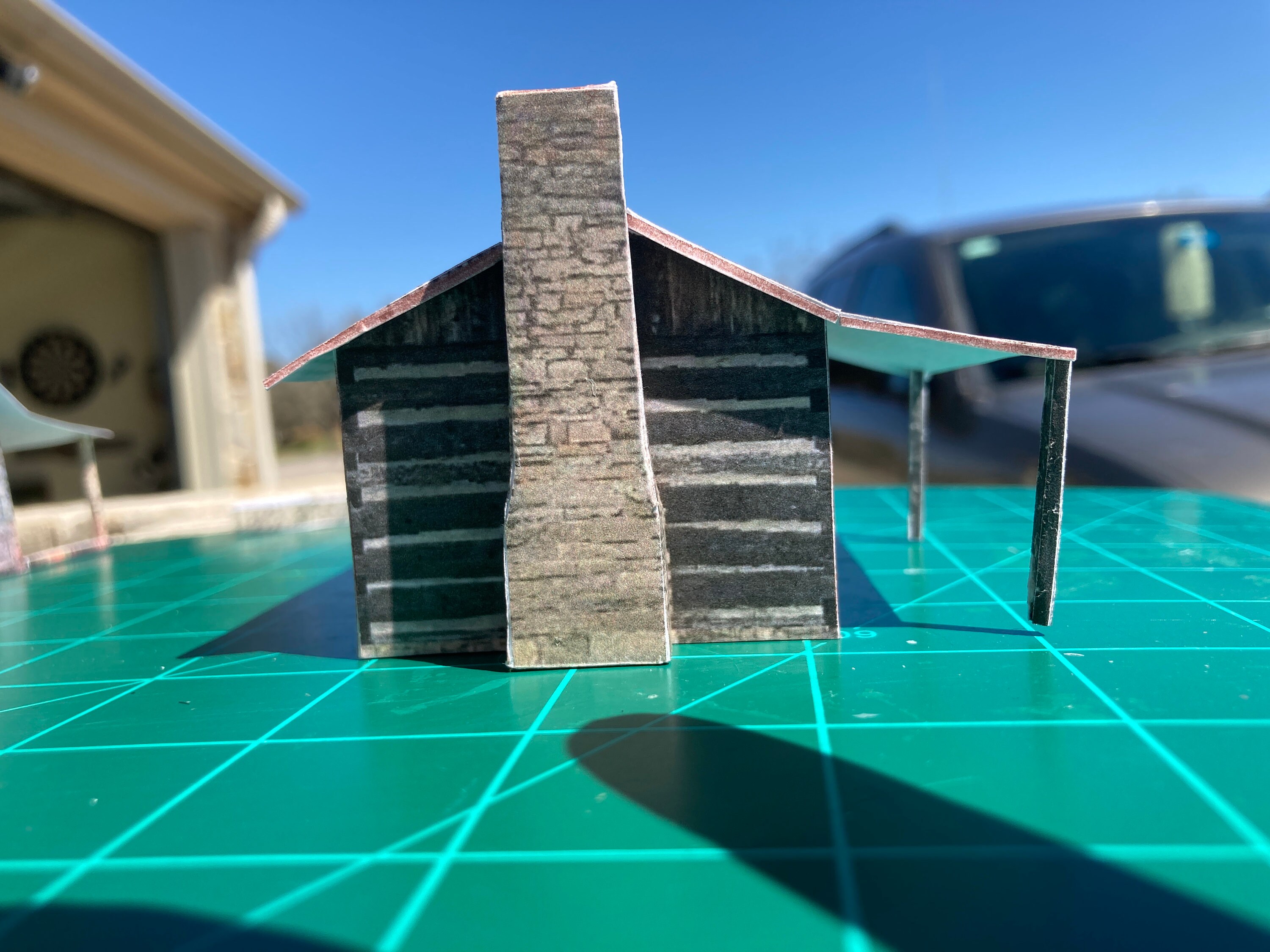 HO Scale Log Cabin Model: 1849 Henry Briden Replica - Etsy