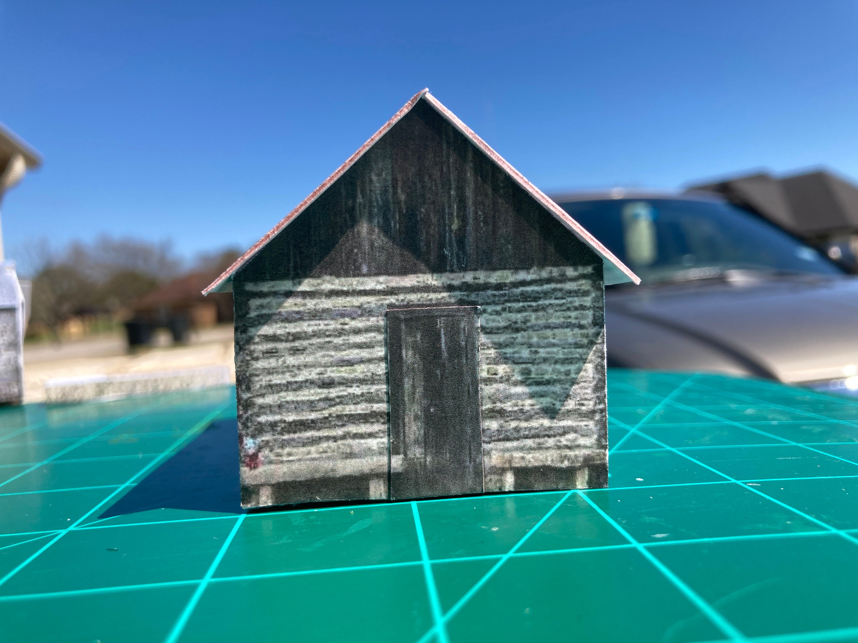 HO Scale (1/87) Hico Log Cabin Miniature Model Old West Built to Order ...