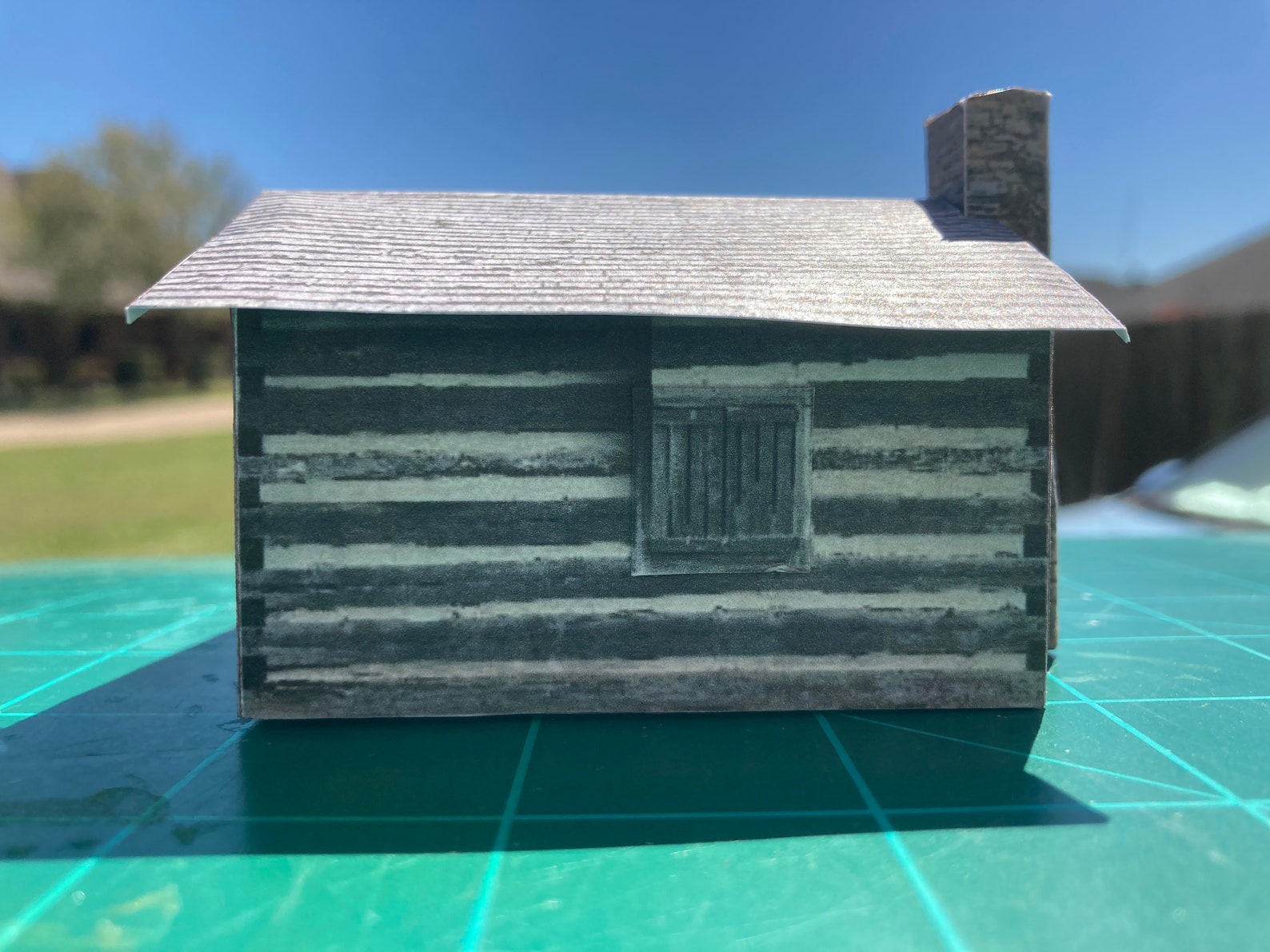 HO Scale Log Cabin Model: 1849 Henry Briden Replica - Etsy