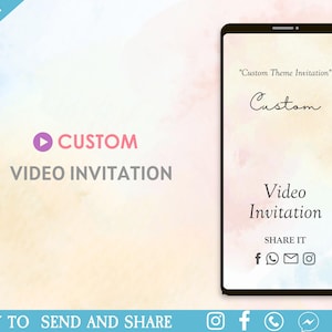 Custom Animated Invitation [any Theme/event] - Custom Animated Video ...