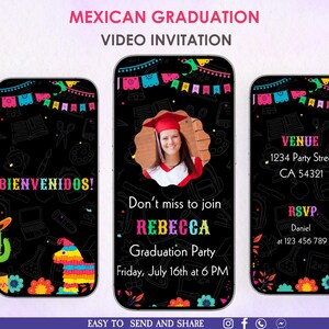 Mexican Graduation Invitation - Mexican Fiesta Graduation Invitation ...